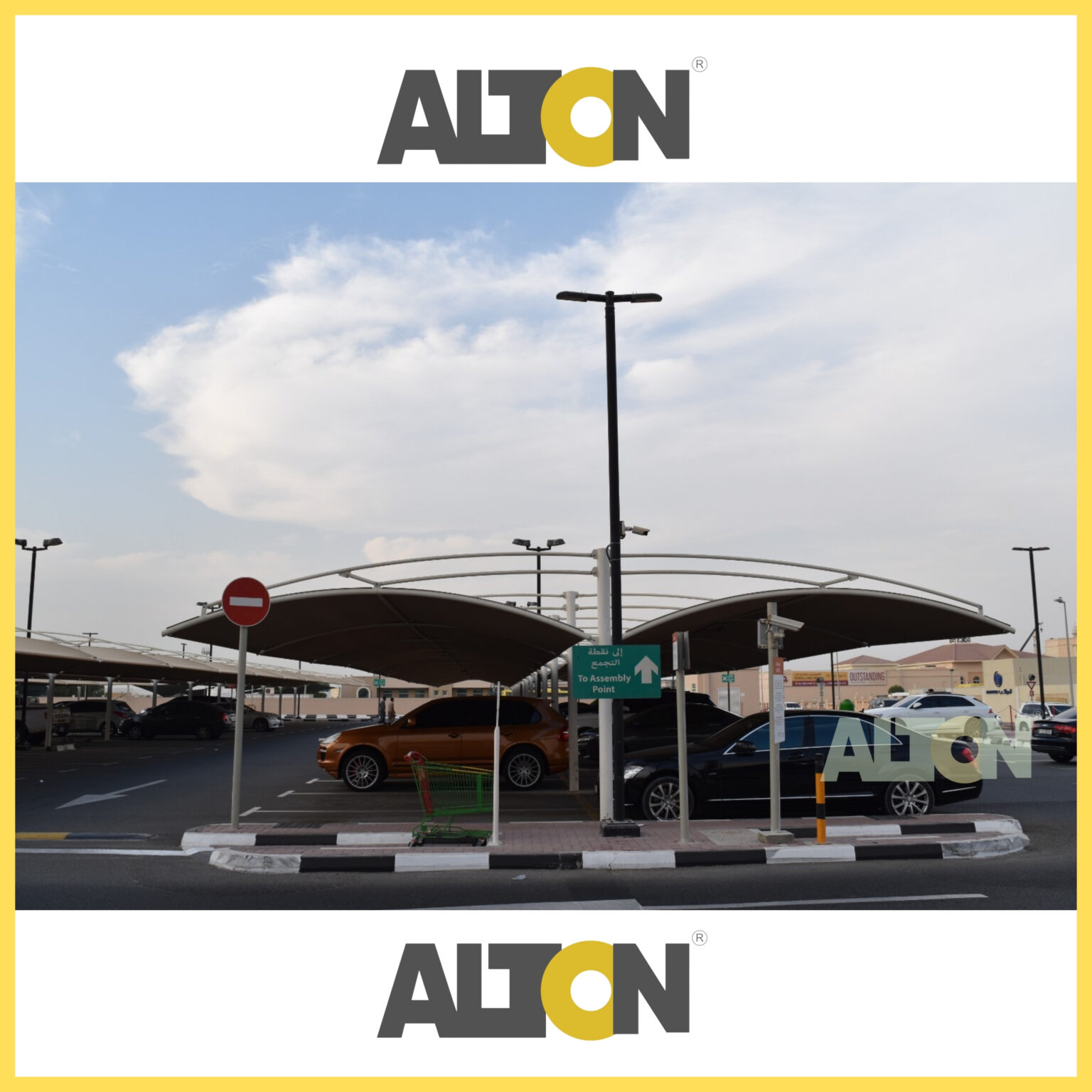 Best Car Parking Shades - Dubai - UAE - Alton Fencing