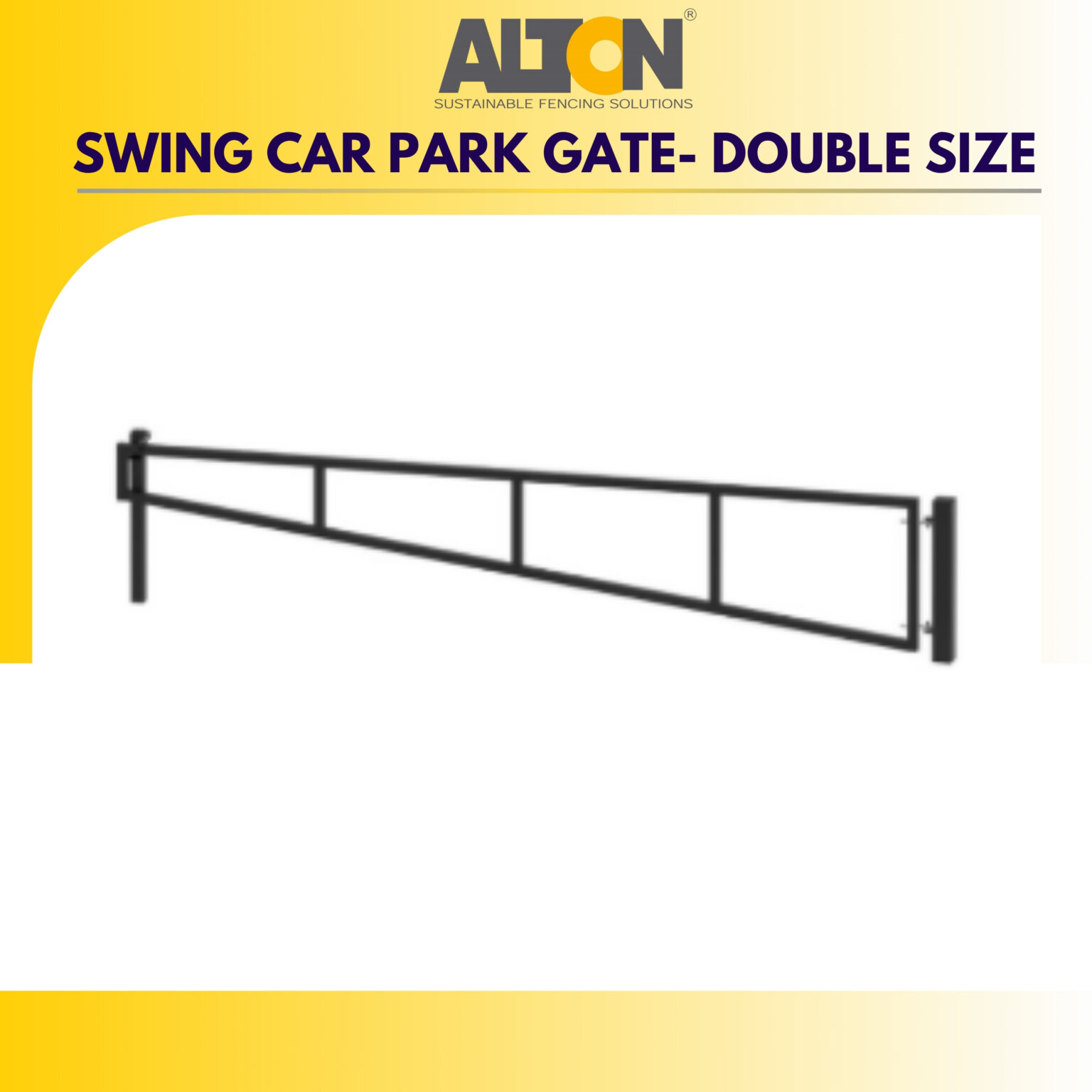 SWING CAR PARK GATES - Alton Fencing